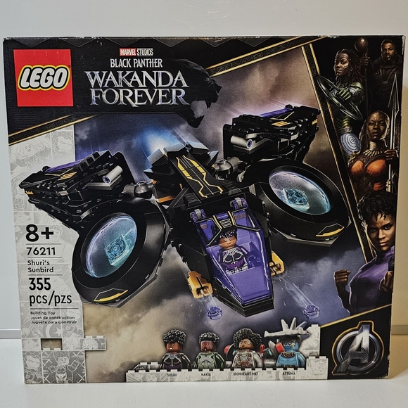 Lego | Toys | Lego Marvel Shuris Sunbird 7621 Black Panther Wakanda ...